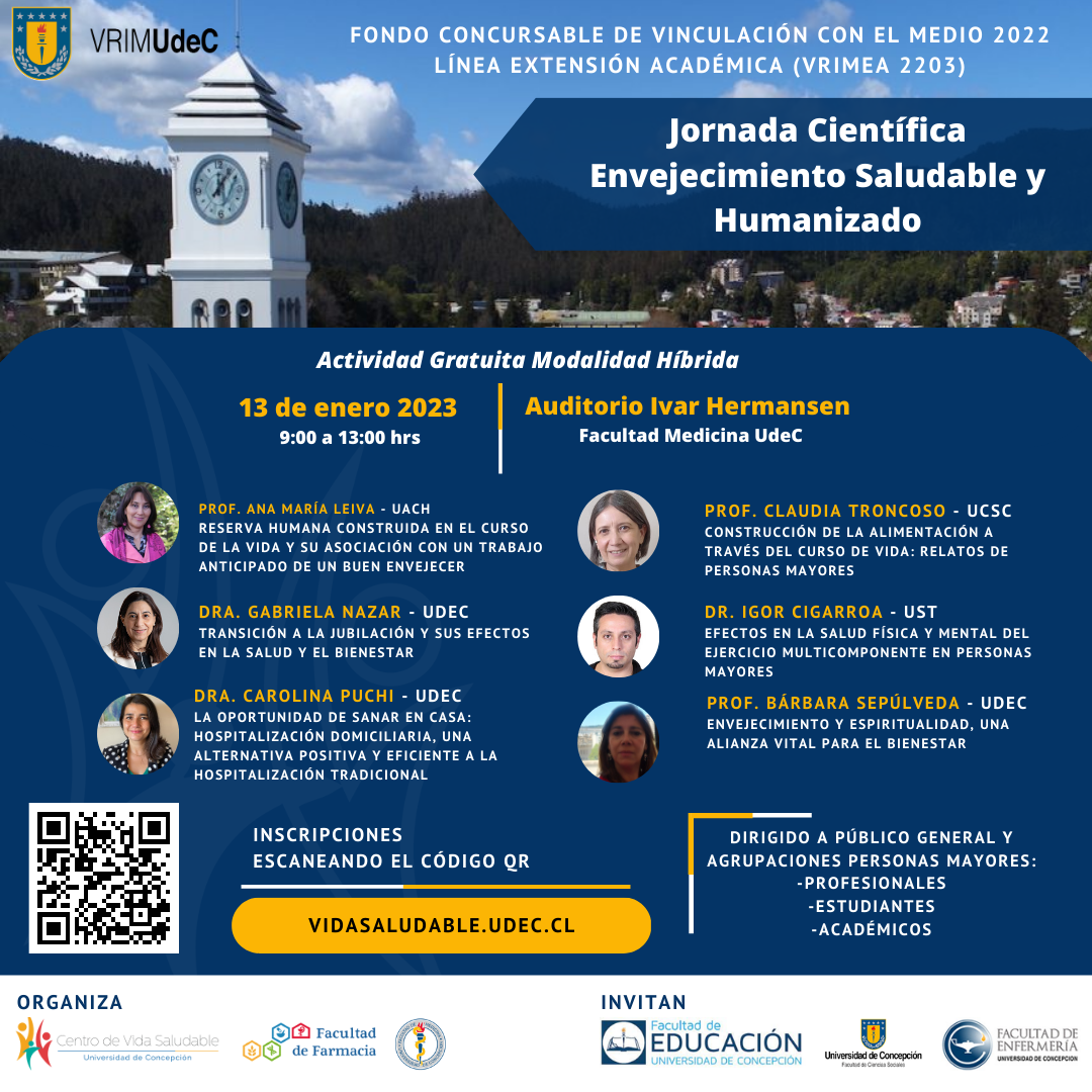 Éxito de asistencia en la Jornada Científica de Envejecimiento Saludable y humanizado ...